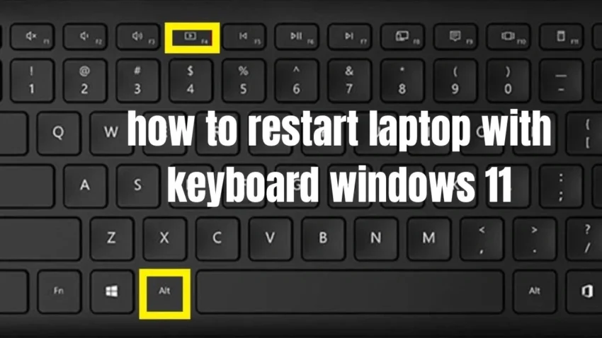 how to restart laptop with keyboard windows 11