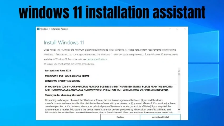 Windows 11 Installation Assistant Not Working Simple 3 Step Fix