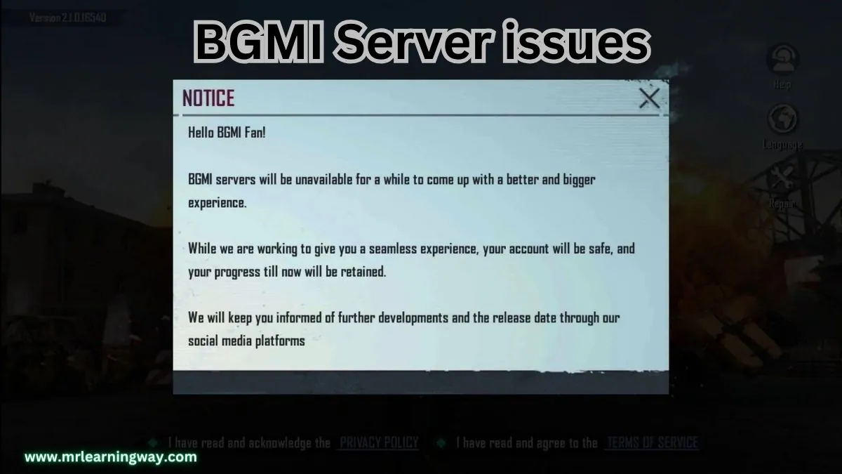 Fix bgmi server down today when will start