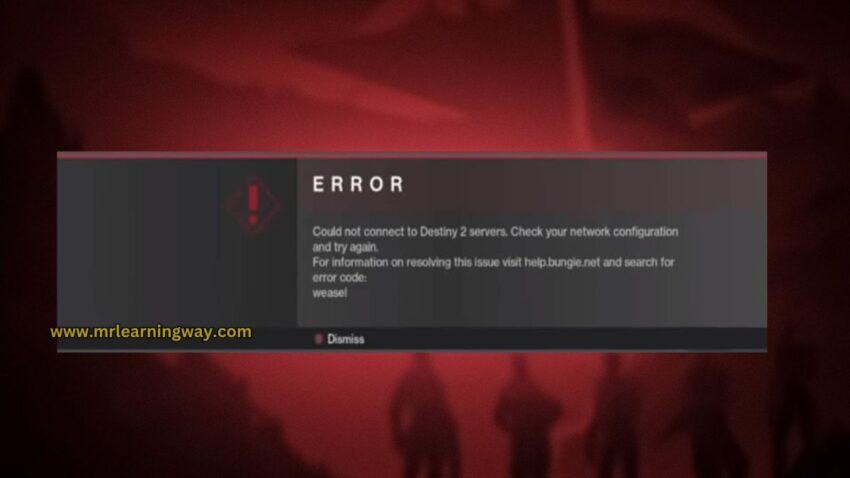 How to Solve bungie error code weasel in the Destiny 2