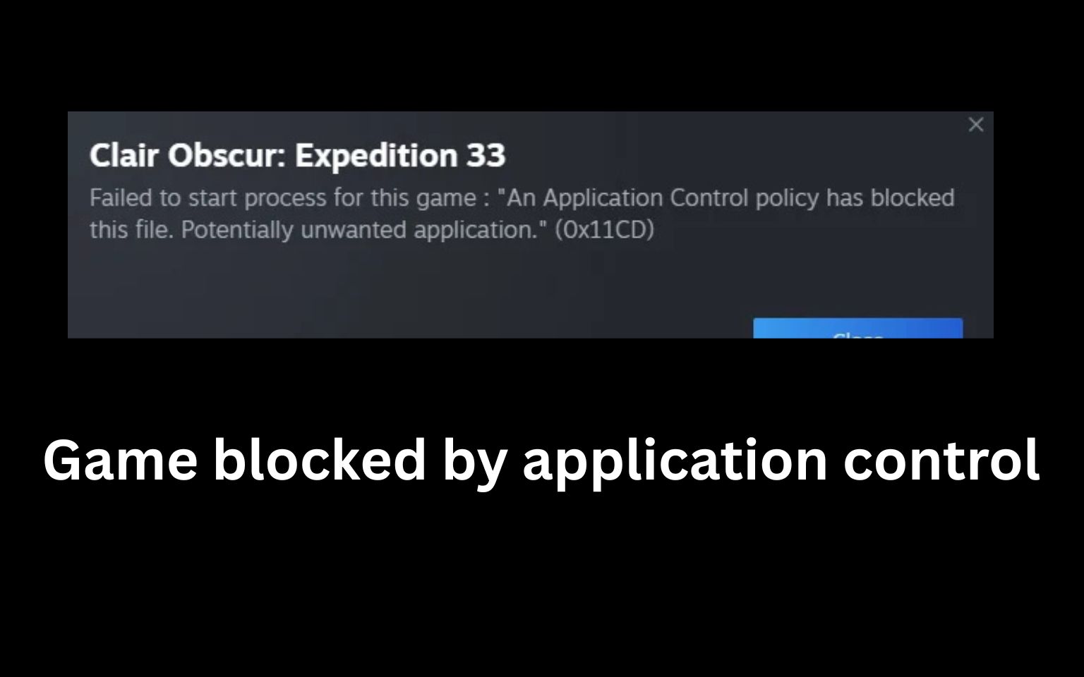 An Application Control policy has blocked this file 0x11c7